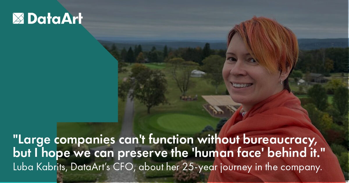 "Large companies can't function without bureaucracy, but I hope we can ...