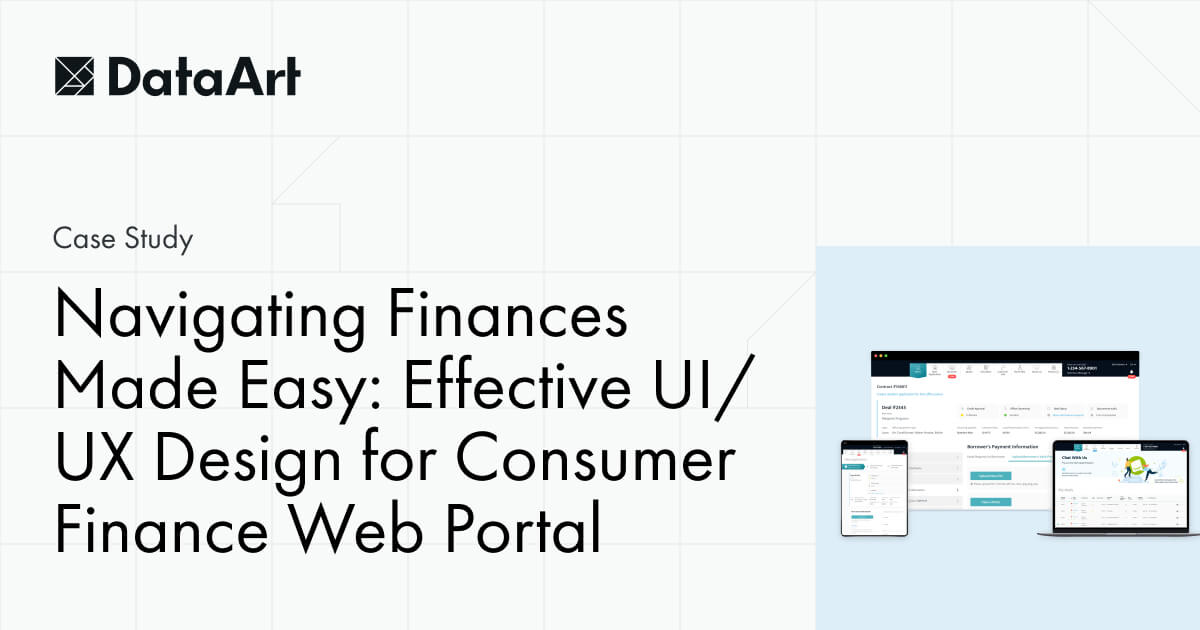 Case Study: Navigating Finances Made Easy: Effective UI/UX Design for Consumer Finance Web Portal