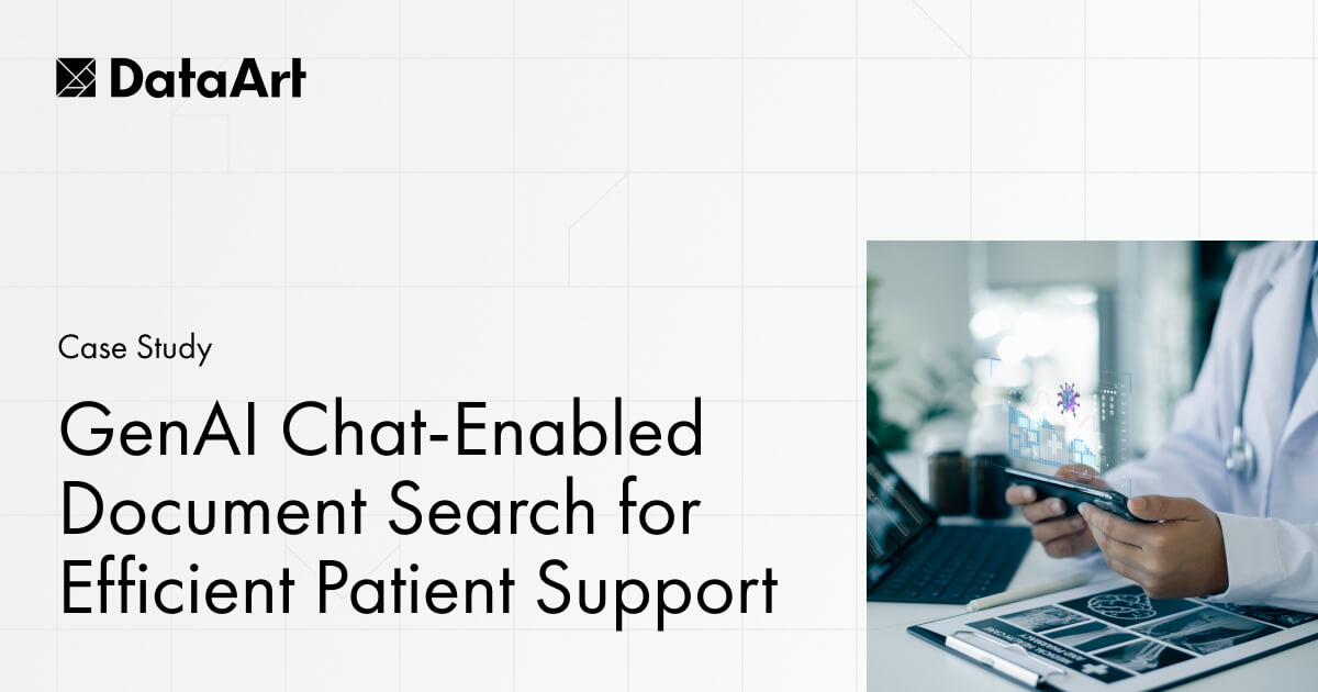 Case Study: GenAI Chat-Enabled Document Search for Efficient Patient Support